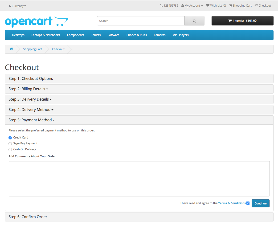 customweb GmbH - OpenCart Opayo (formerly SagePay) Payment Module
